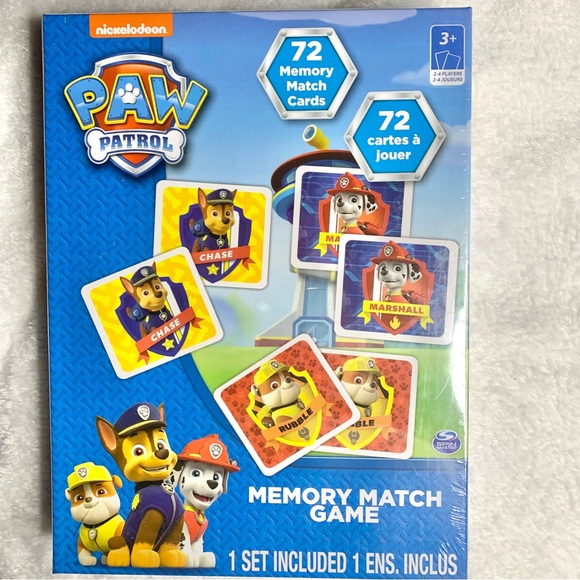 Paw Patrol | Games | New Sealed Paw Patrol Memory Match Game | Poshmark